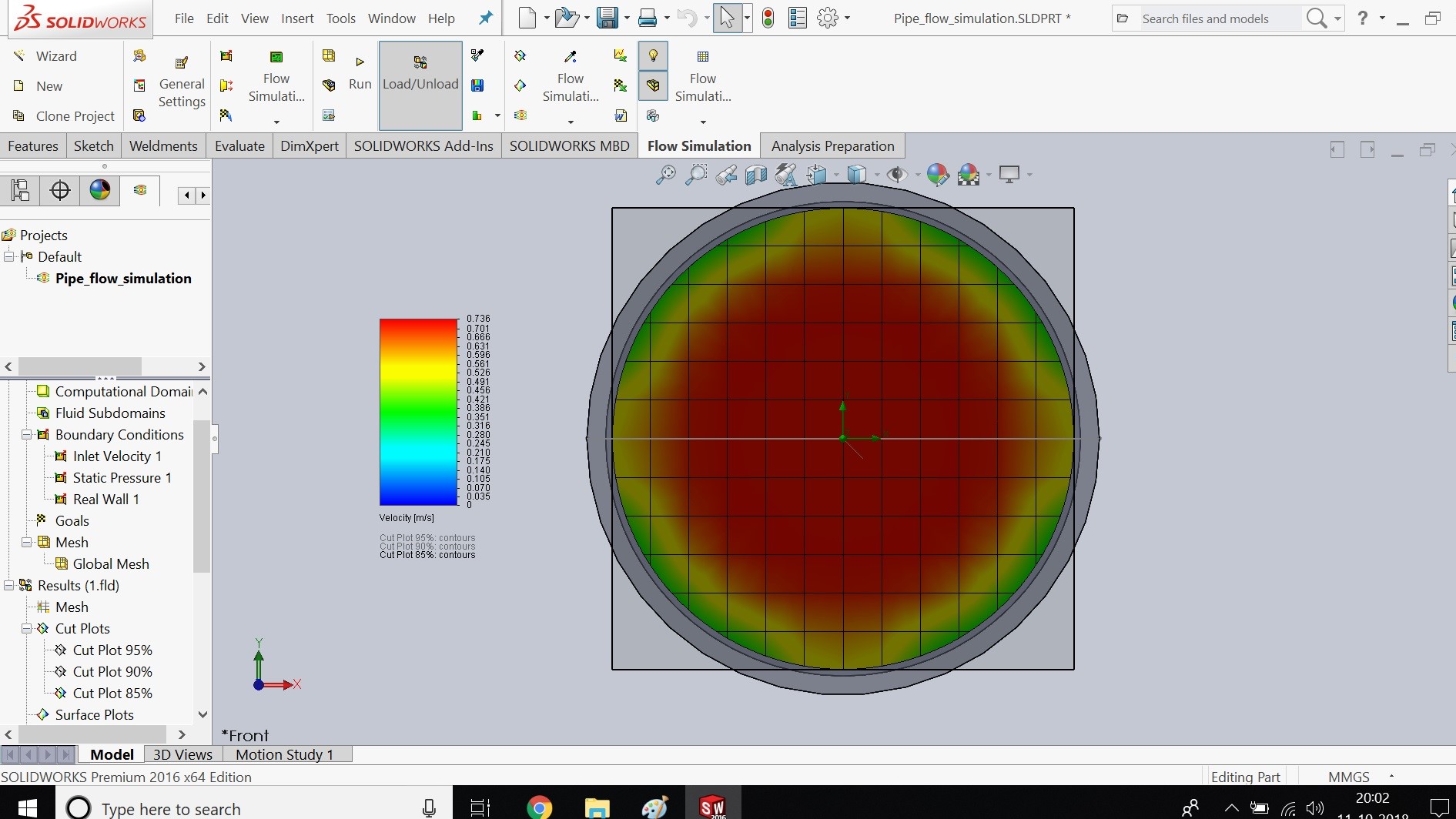 Pipe Flow Simulation for varying Reynolds Numbers - Projects - Skill-Lync
