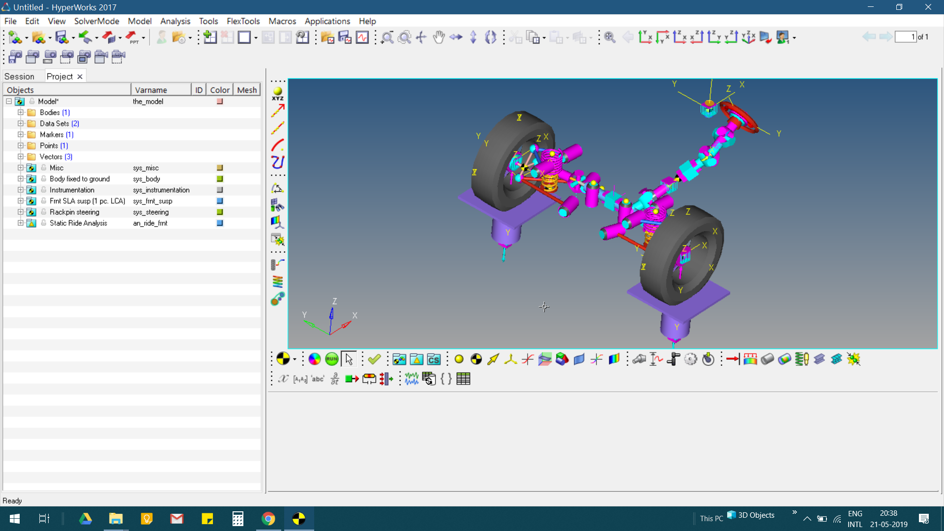 FLEX BODY SIMULATION OF LOWER CONTROL ARM FOR SLA FRONT SUSPENSION SYSTEM - Projects - Skill-Lync