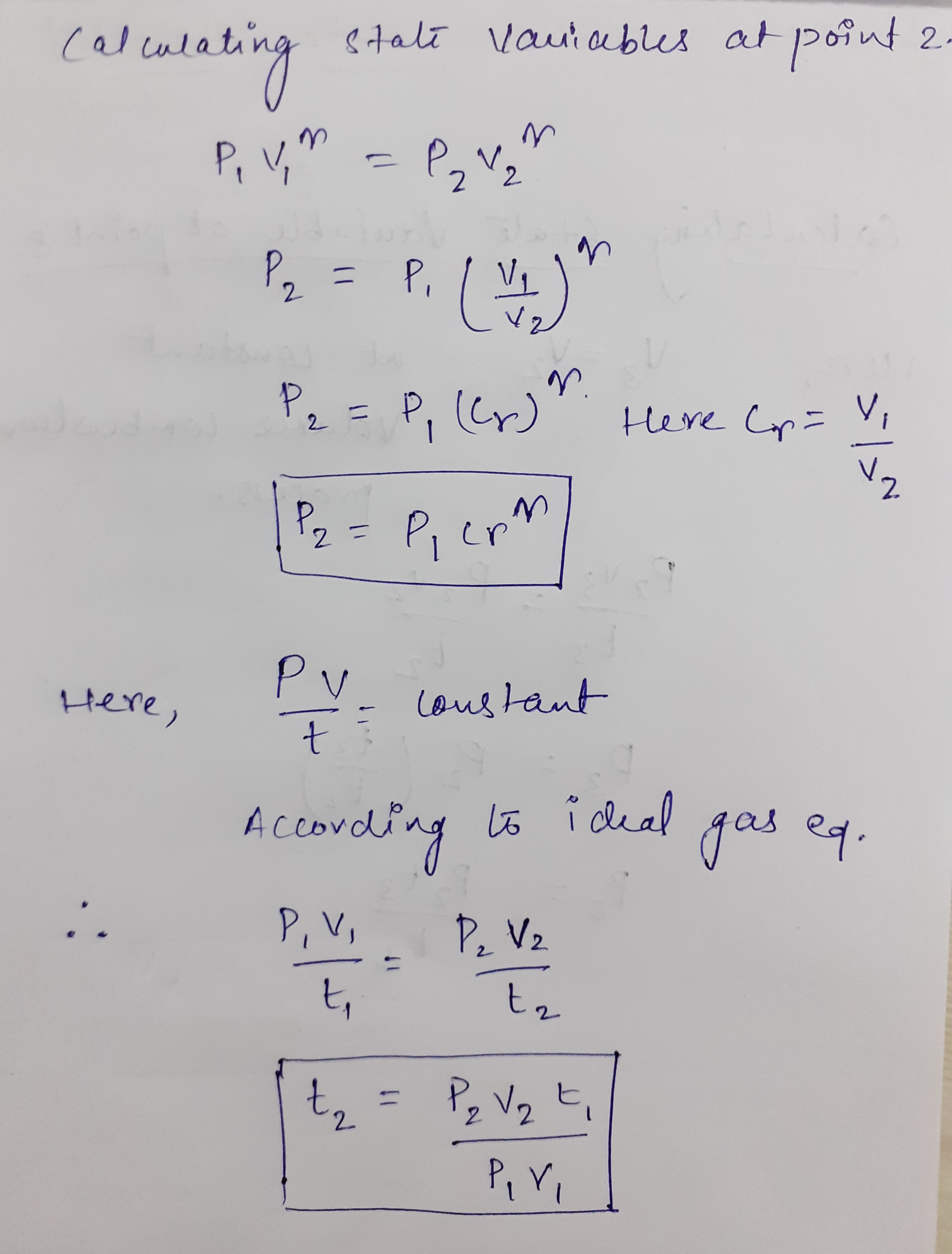Air standard cycle of an otto cycle simulating in python - Projects - Skill-Lync