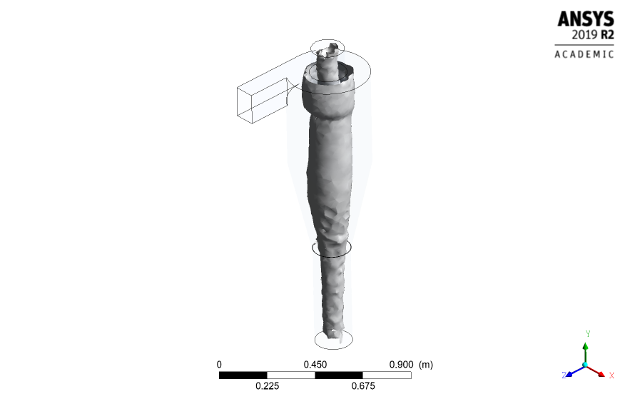 Particle Tracking of a Cyclone Separator using ANSYS FLUENT : Skill-Lync