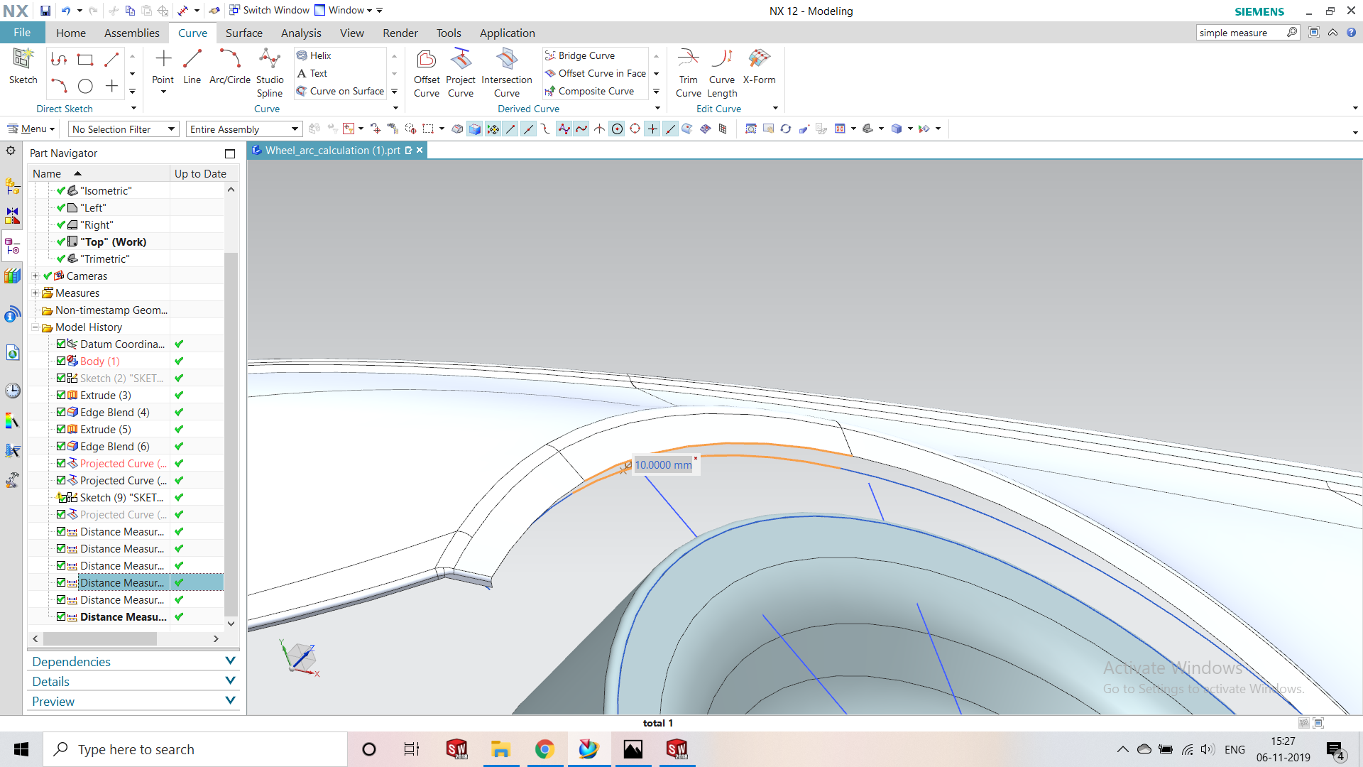 Wheel arc radius calculation as per Europian standards : Skill-Lync