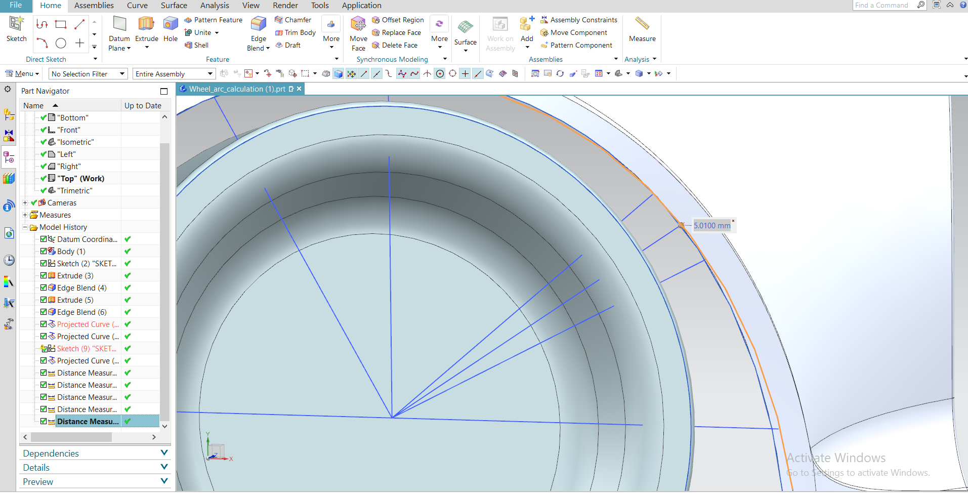 Wheel arc radius calculation as per Europian standards : Skill-Lync