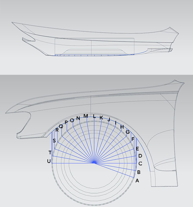 Wheel Arch Study for Car - Projects - Skill-Lync
