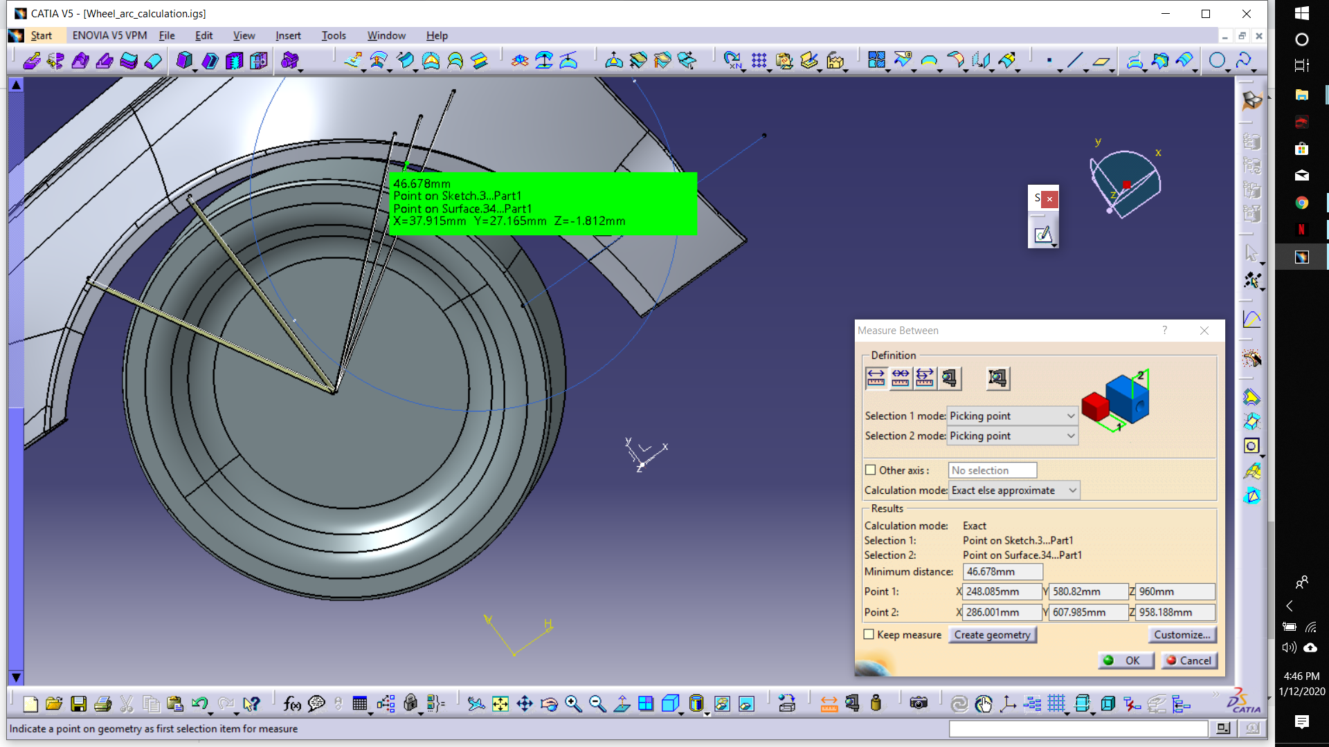 Wheel Arc Challenge - Projects - Skill-Lync