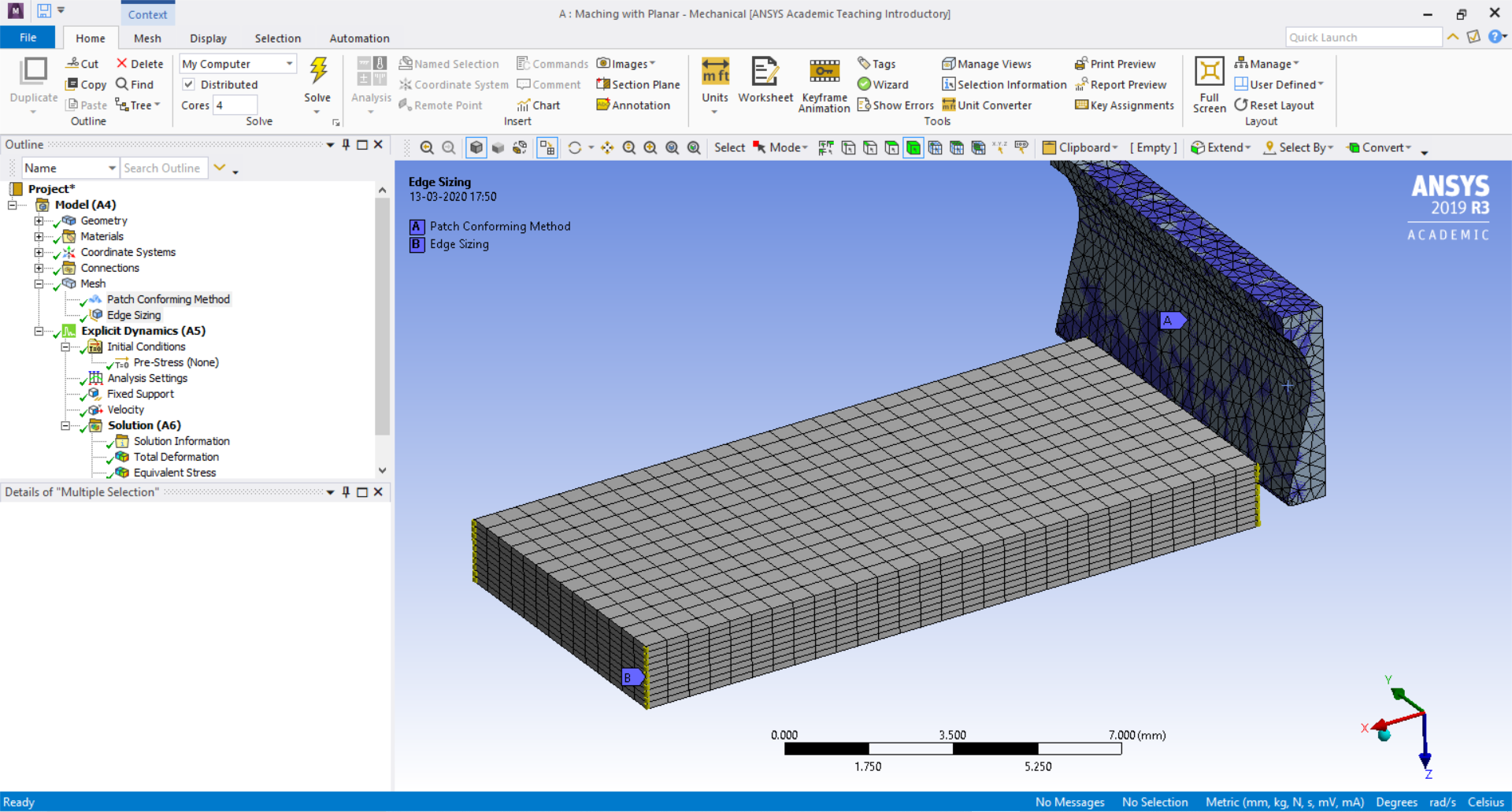 Simulate the Machining Operation with using a planer : Skill-Lync