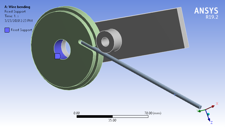 Simulation of Wire bending using ANSYS - Projects - Skill-Lync