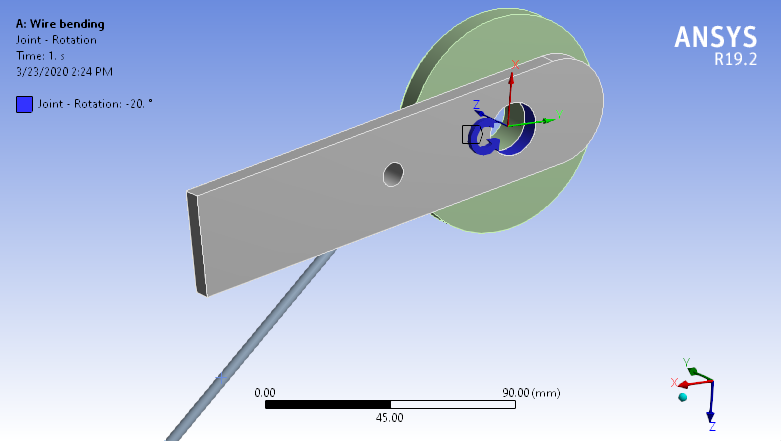 Simulation of Wire bending using ANSYS - Projects - Skill-Lync