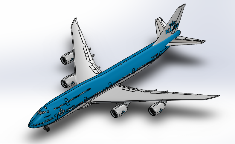 Modelling Boeing 747 using Solidworks - Projects - Skill-Lync