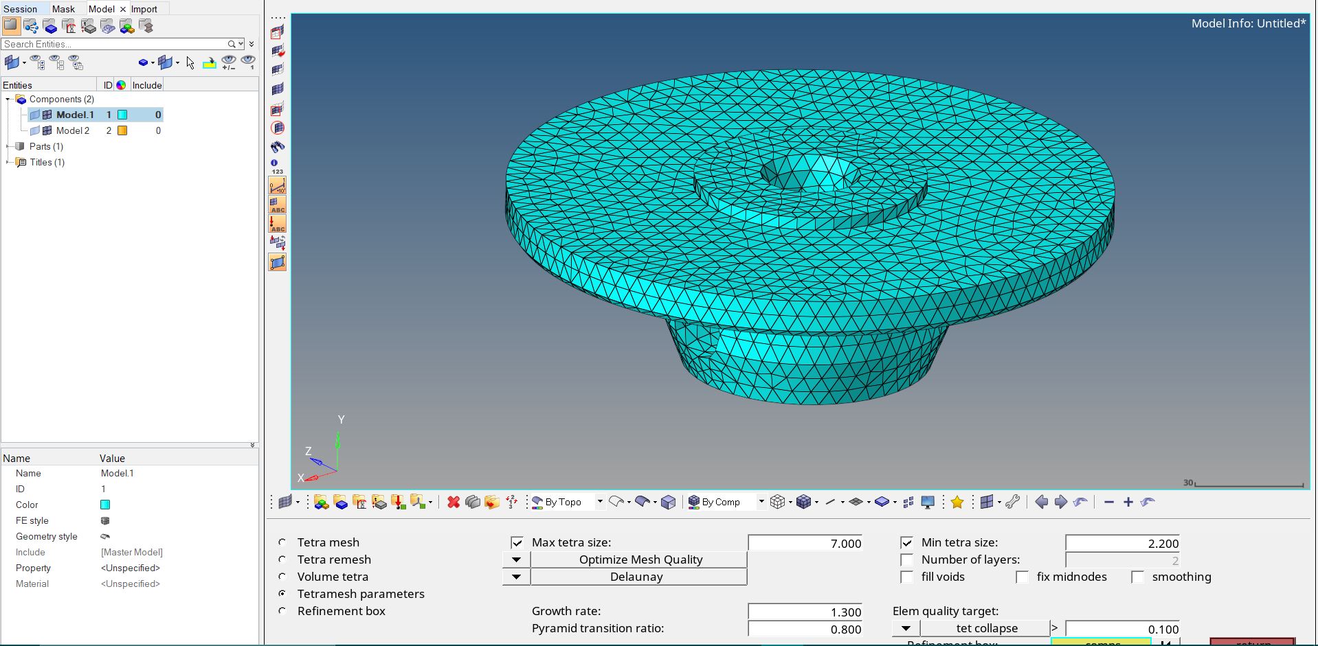creating 3D mesh of housing parts using HYPERMESH : Skill-Lync
