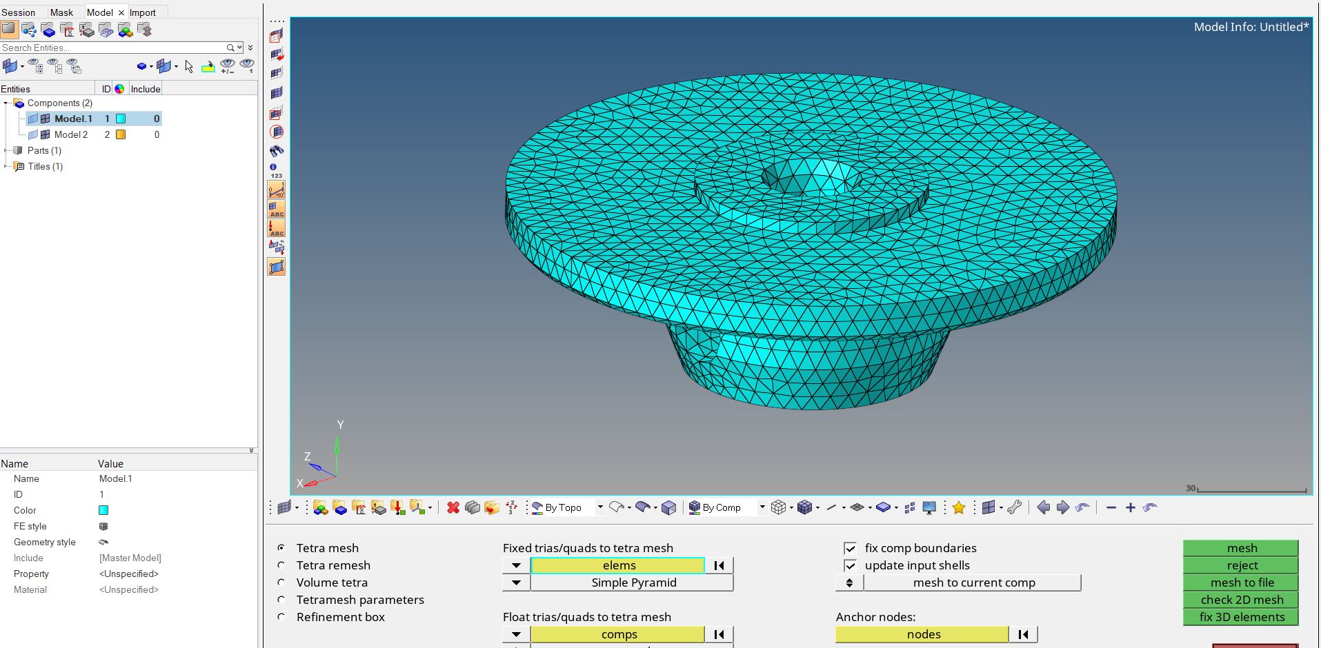 creating 3D mesh of housing parts using HYPERMESH : Skill-Lync