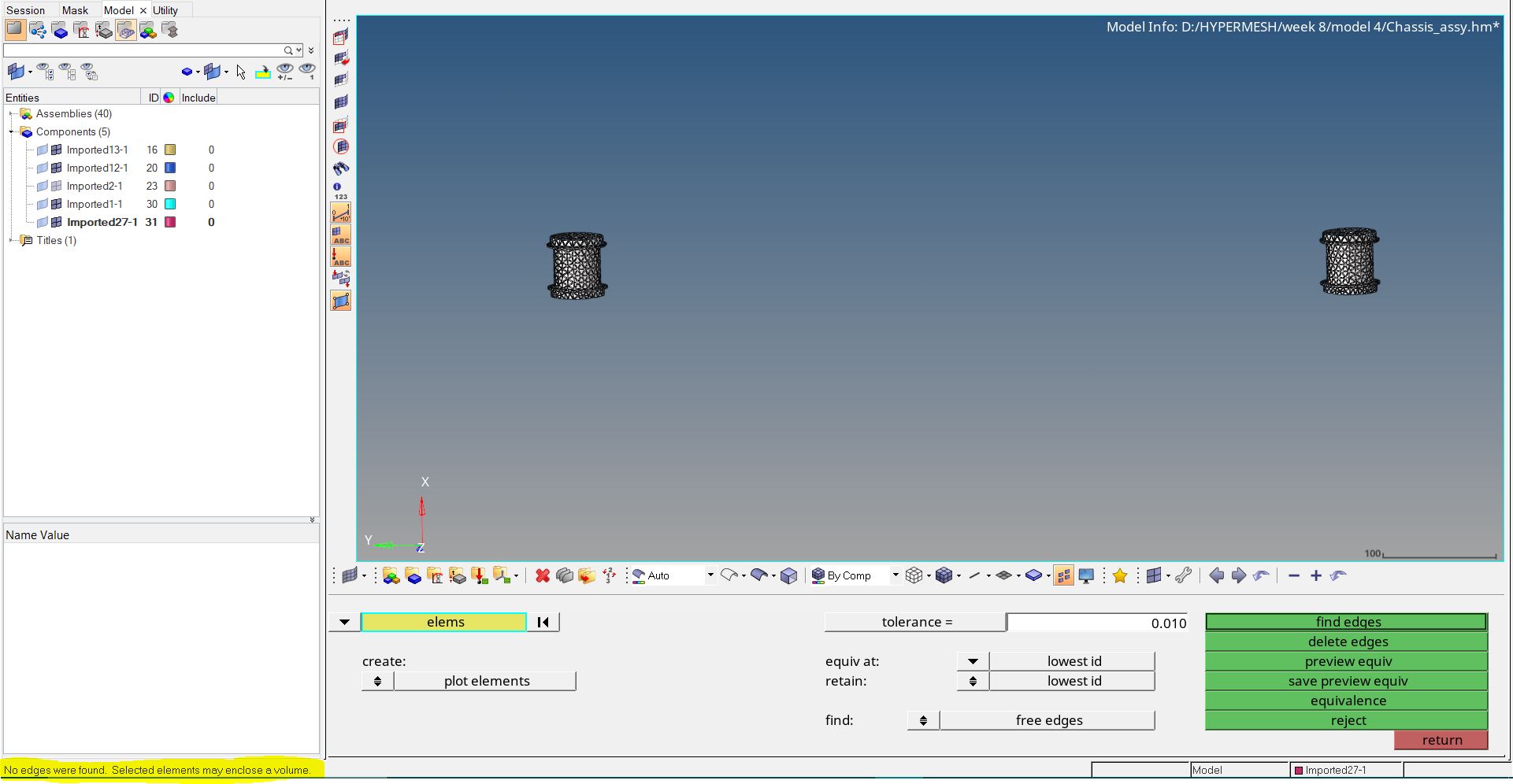 creating 3D mesh of housing parts using HYPERMESH : Skill-Lync