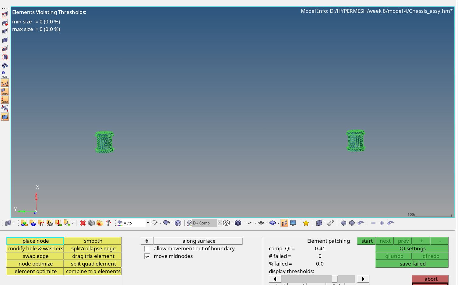 creating 3D mesh of housing parts using HYPERMESH : Skill-Lync