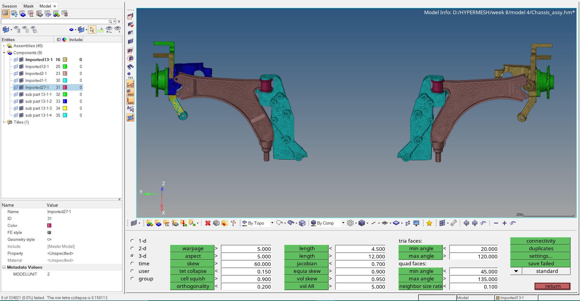 creating 3D mesh of housing parts using HYPERMESH : Skill-Lync