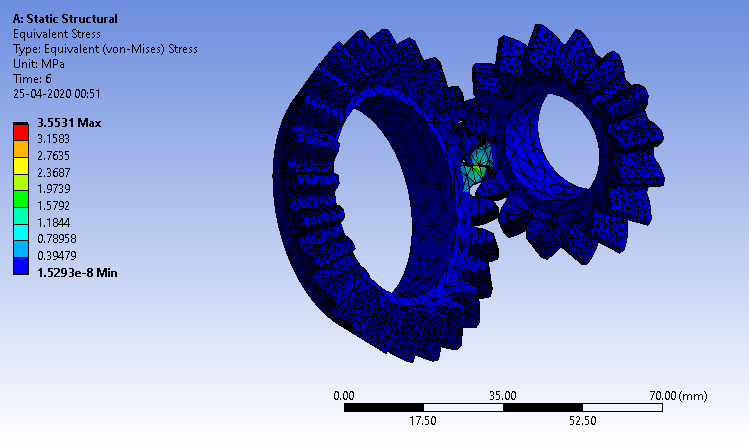 GRID DEPENDENCY TEST ON BEVEL GEAR - Projects - Skill-Lync