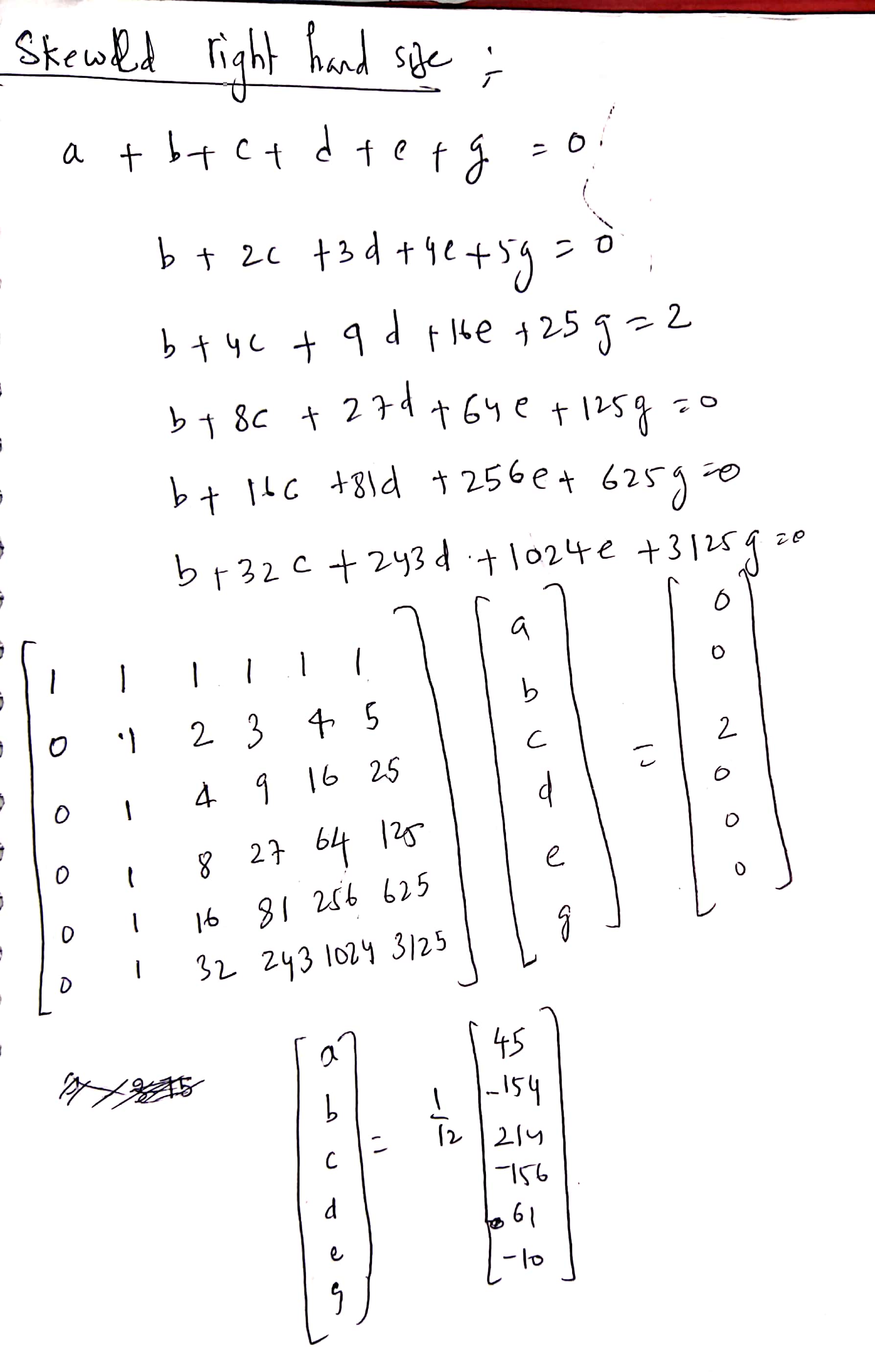 Derivation Of Fourth Order Approximation Of Second Order Derivative